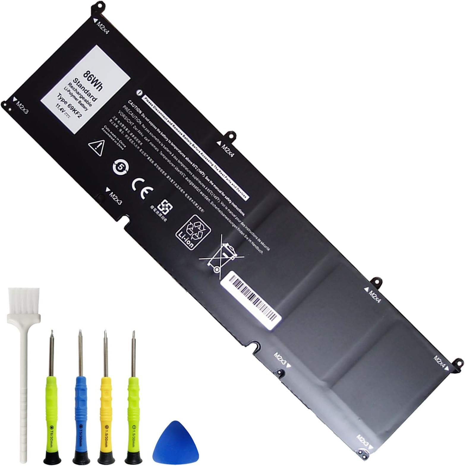 Amazon.com: 69KF2 86Wh Laptop Battery for Dell G7 15 7500 G15 5510 5511 ...