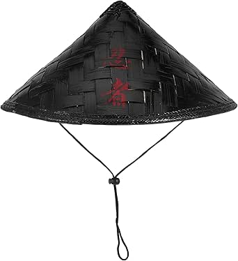 Amazon.com: Kisangel Ninja Hat - Funny Japanese Conical Cone Hat ...