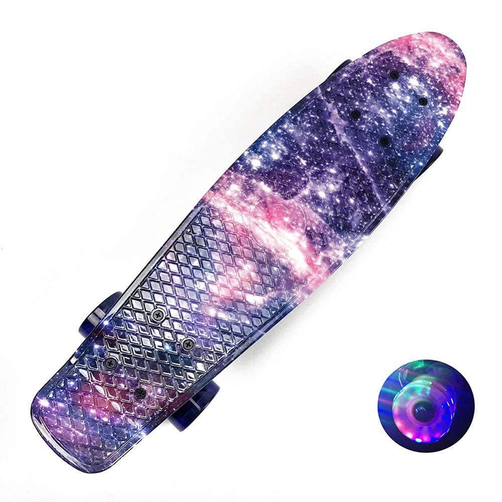 PU Wheels Complete Penny Board 23x6 Standard Skateboard With Flashing ...