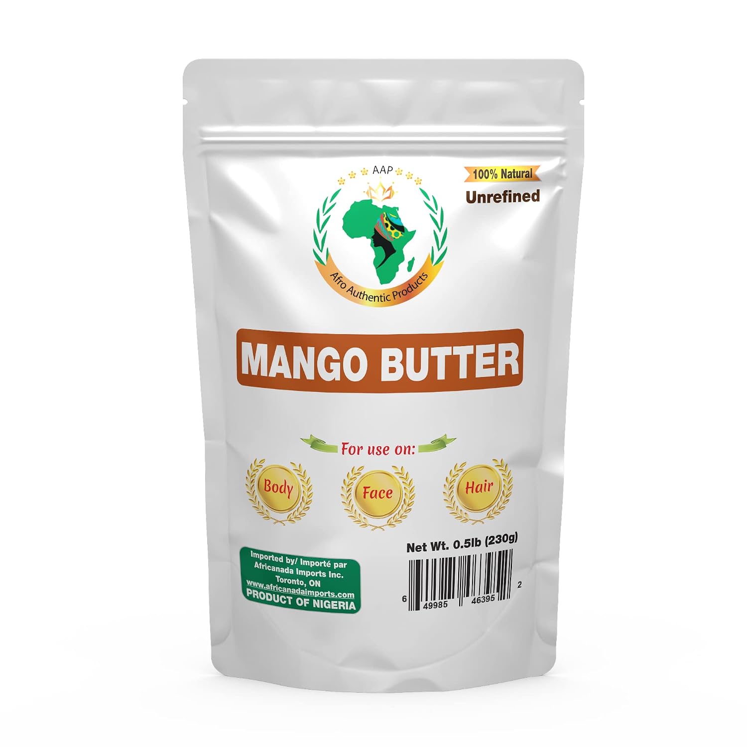 Amazon.com : Authentic Raw Mango Butter | Butter | For DIY Face, Body ...