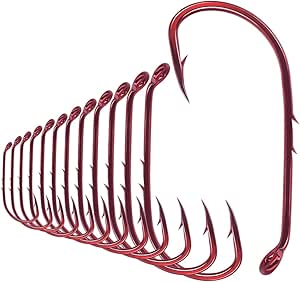 Amazon.com : Baitholder Fishing Hooks 100 Pack - Double-Barbed Long Shank for Bluegill Bass ...