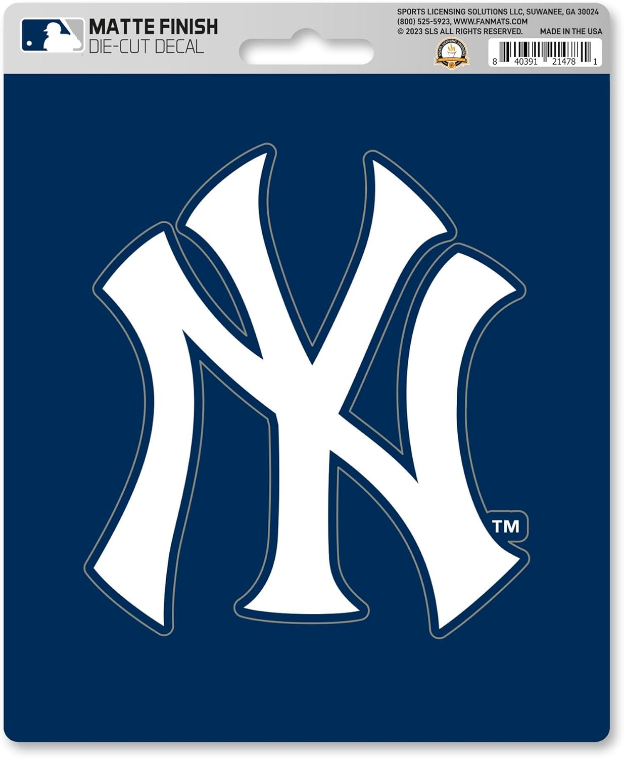 Amazon.com: FANMATS 39164 New York Yankees Matte Decal : Sports & Outdoors