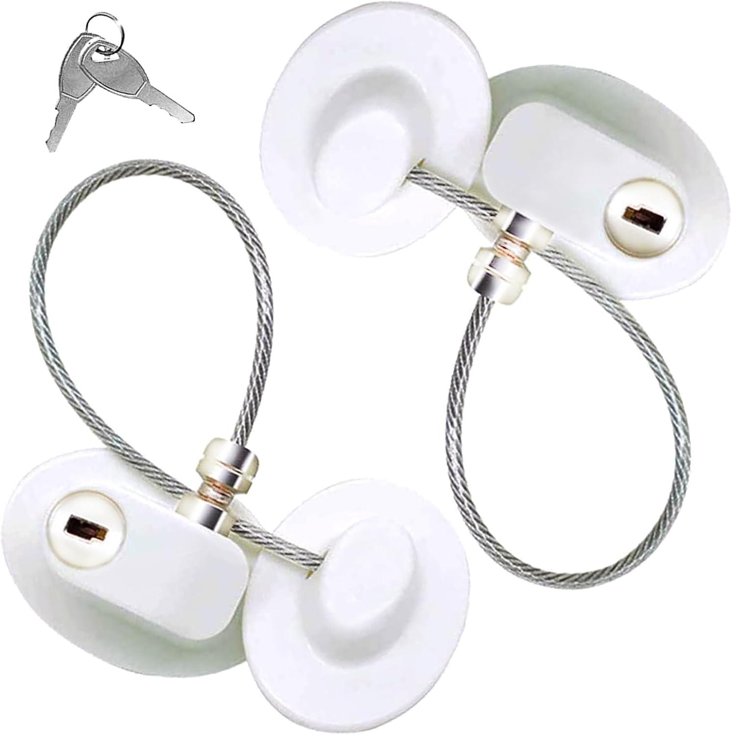 Amazon.com: Fridge Lock, Refrigerator Door Lock with Key, Mini Fridge ...