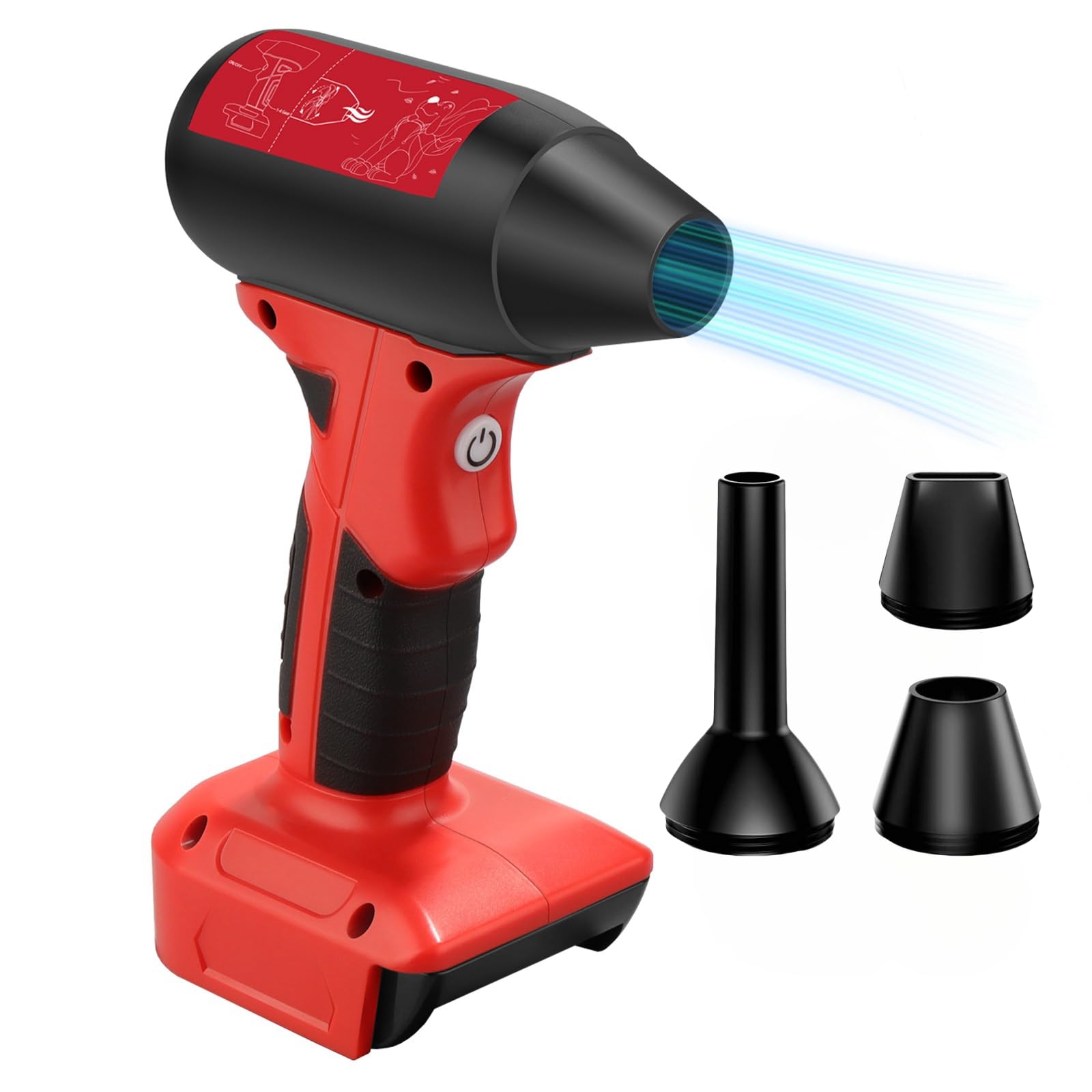 M18 Jet Dry Blower for Milwaukee M18, Compatible with Milwaukee 18V ...