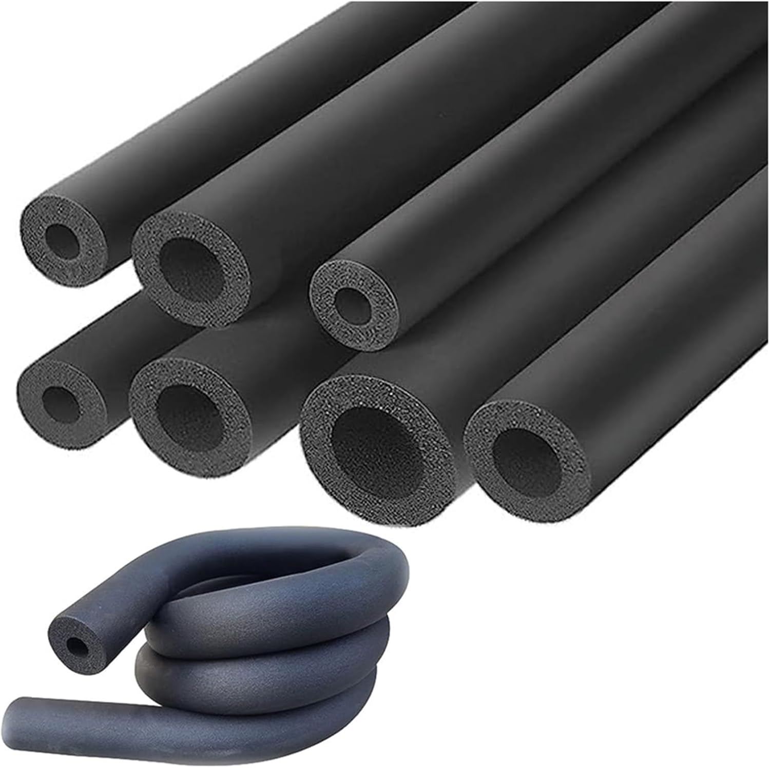 Foam Pipe Insulation Waterproof Insulation Tubing For 1 5/8 3/4 2 2-1/2 ...