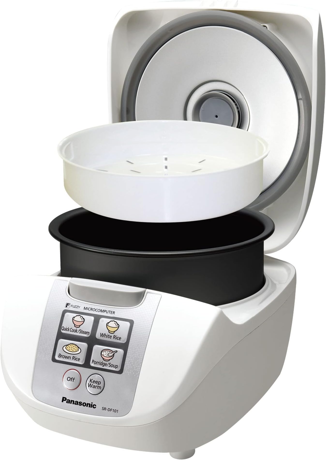 Amazon.com: PANASONIC SRW10FGE Automatic Rice Cooker/ Steamer: Home ...