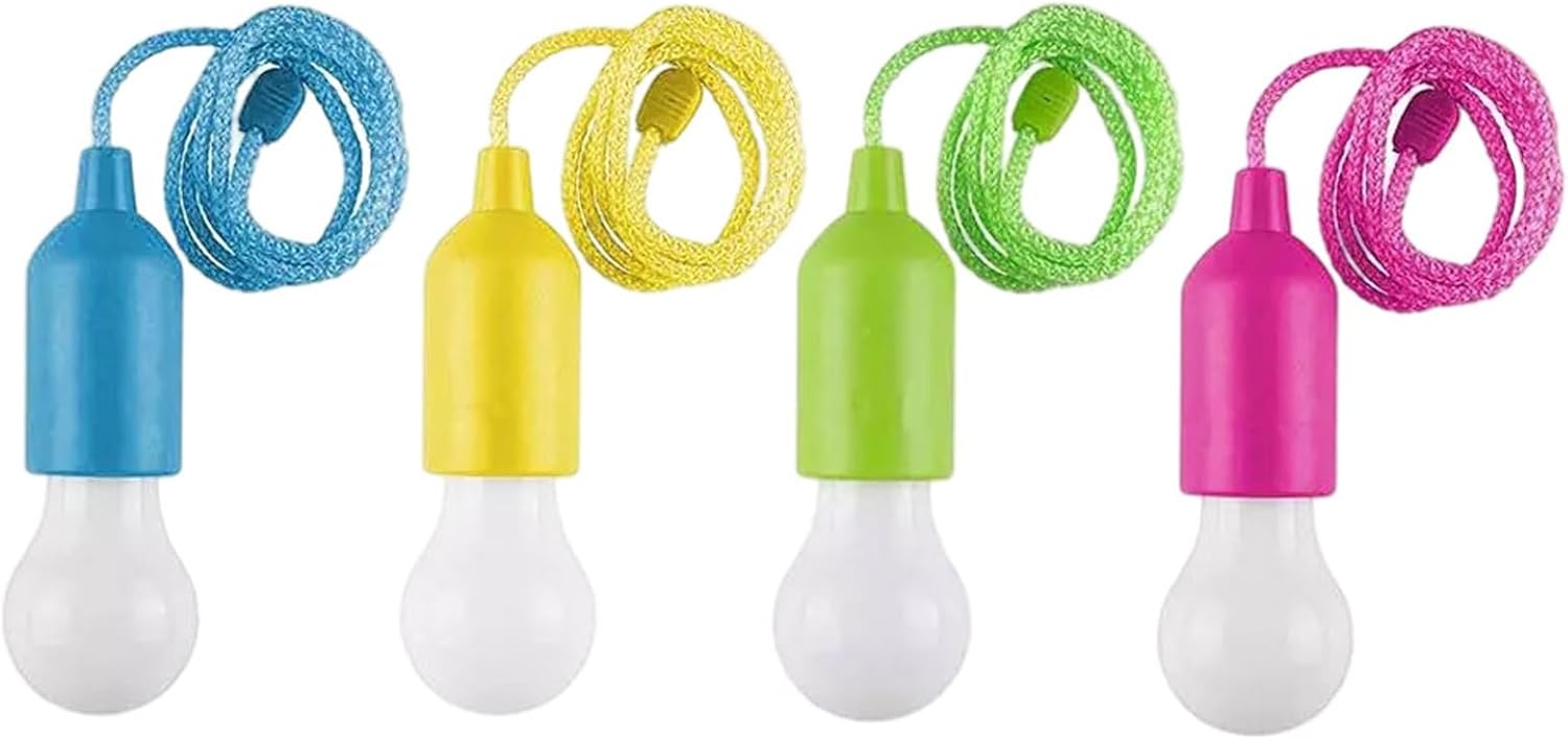 Amazon.com: KUYYFDS LED Pull Cord Light Portable Hanging Battery ...