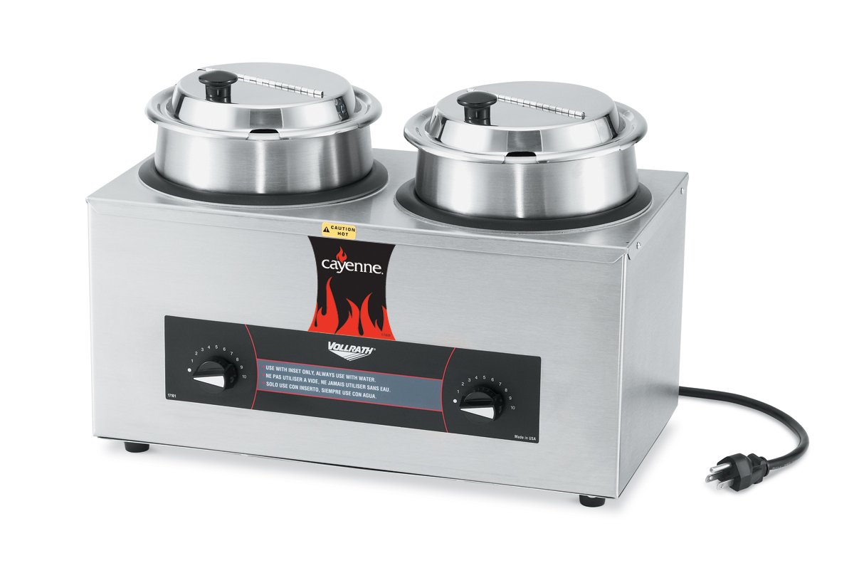 Amazon.com: Vollrath 72040 Cayenne Twin Well Countertop Rethermalizer ...