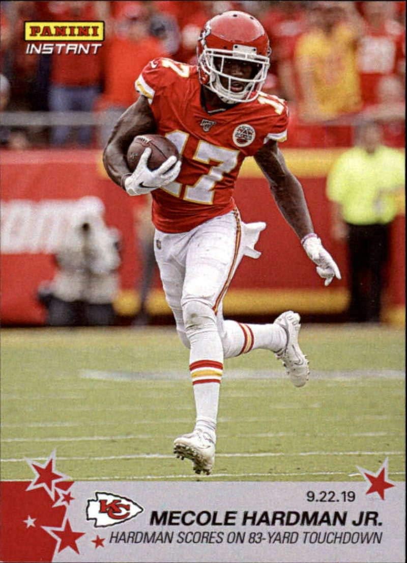 Amazon.com: 2019 Panini Instant NFL #38 Mecole Hardman Jr, Kansas City ...