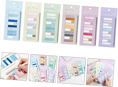 Amazon.com : 1160 Pcs Pastel Transparent Sticky Pads 12 Aesthetic ...