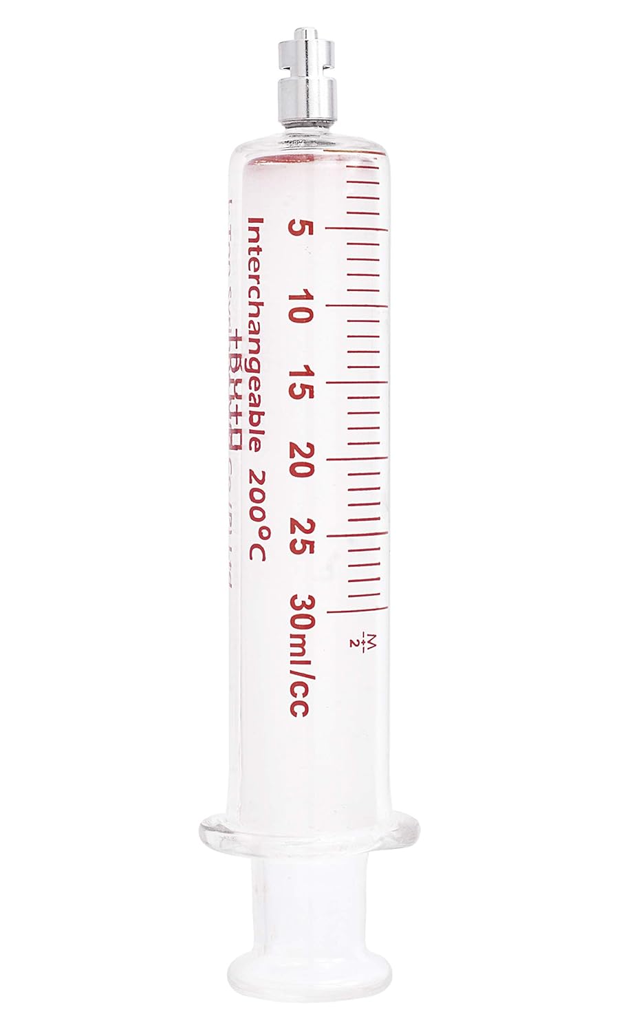 Truth Laboratory Glass Syringe Metal Luer Lock Tip 30ml (Pack of 4 ...