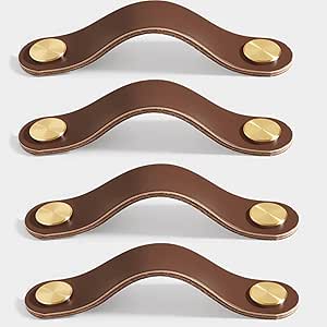 Leather Drawer Handle, Leather Dressing Table Knob, Cabinet Handle ...