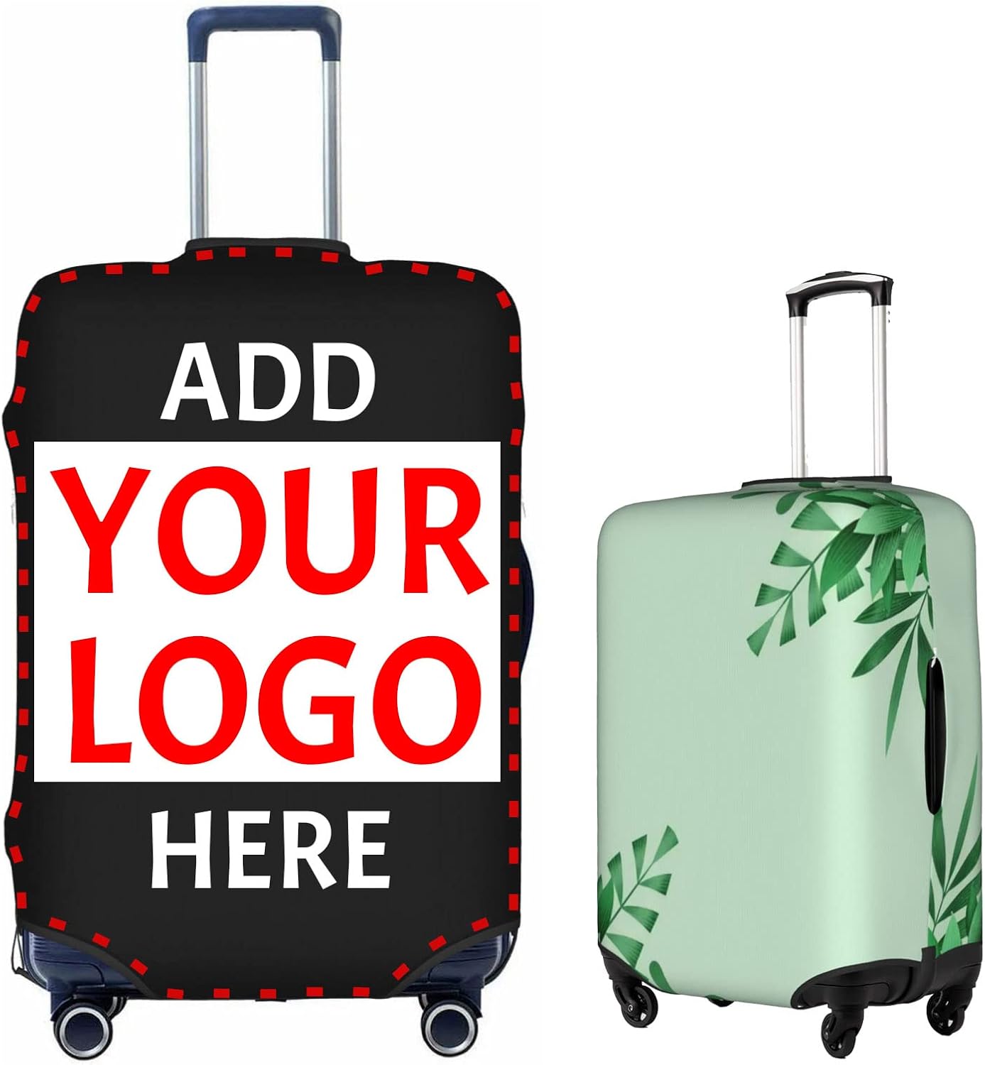 Amazon.com | daodao Custom Luggage Covers Personalized Suitcase Cover ...