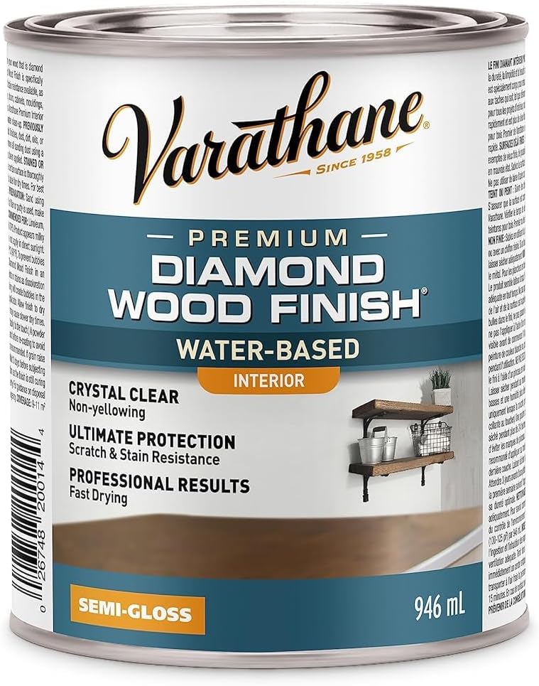 Rust-Oleum Varathane 284473 Triple Thick Polyurethane, 32 Fl Oz, Satin ...