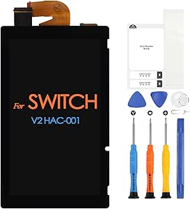 LCD Display for Nintendo Switch V2 Screen Replacement Compatible with ...