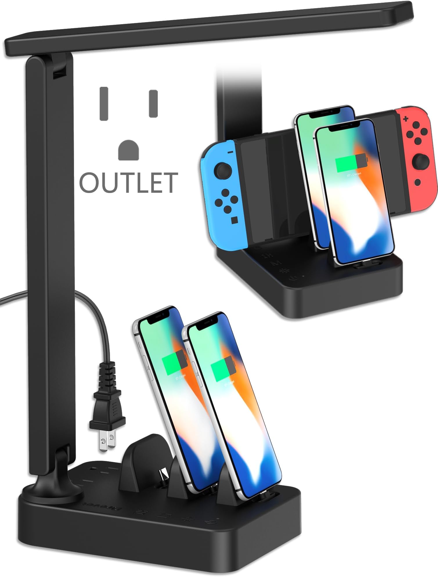 Amazon.com: Ottlite LED Desk Lamp with Charging Station, Multi-Device ...