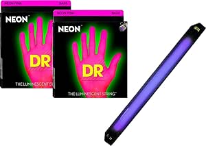 Amazon.com: DR Strings Neon Phosphorescent Pink Medium 4 String Bass ...