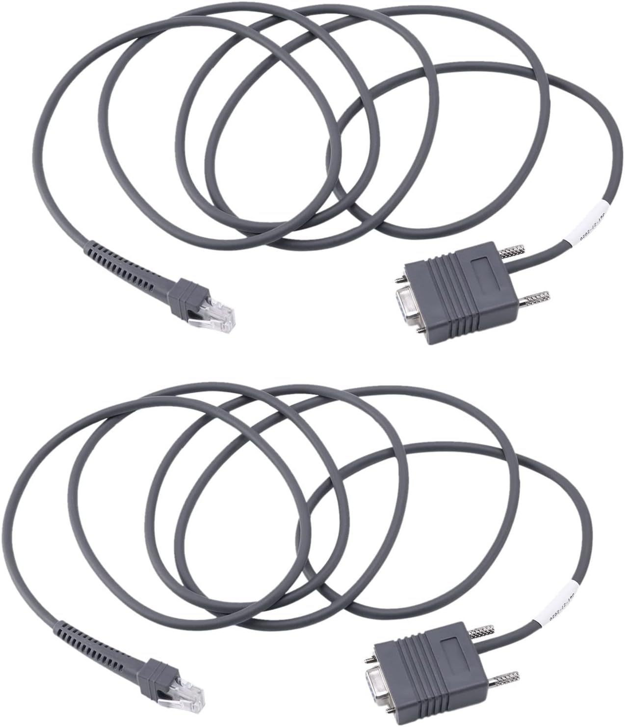 Amazon.com : Baglaum 2X LS2208 RS232 Serial Cable CBA-R01-S07PAR Barcode Scanner LS2208 6.5 Feet ...