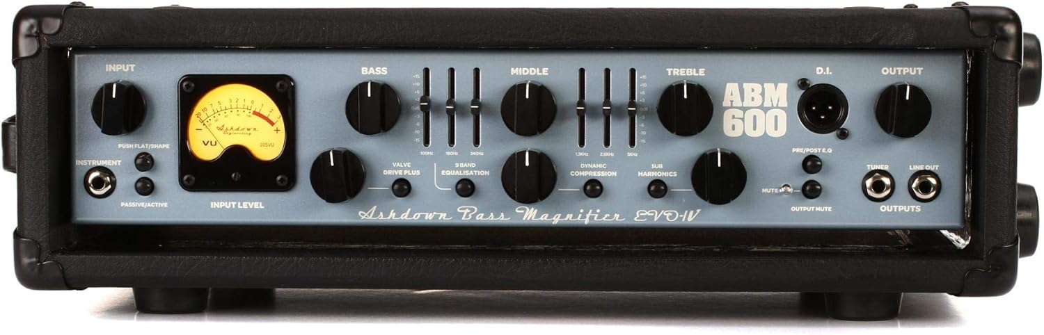 Amazon.com: Ashdown ABM 600 EVO IV 600-Watt Bass Head : Musical Instruments