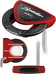 Amazon.com : TaylorMade Spider Arc Red Putter, Single Bend, 35 Inches ...
