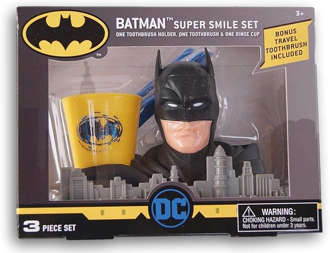 Entertainment One Batman Super Smile Set - Toothbrush Holder ...
