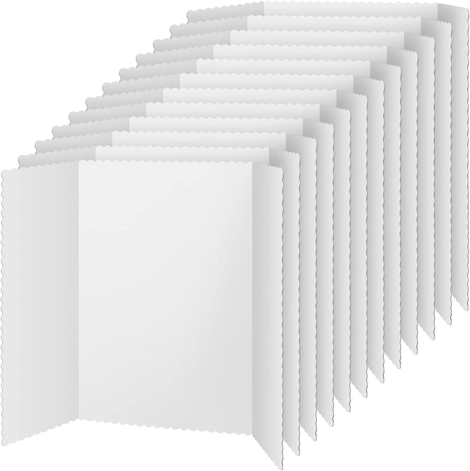 Amazon.com : 12 Pieces Trifold Poster Board, Lightweight Fold ...