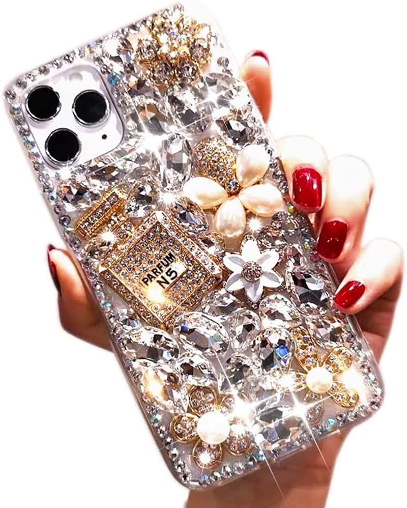 Amazon.com: Changjia for iPhone 13 Pro Max Glitter Bling Case for Women ...