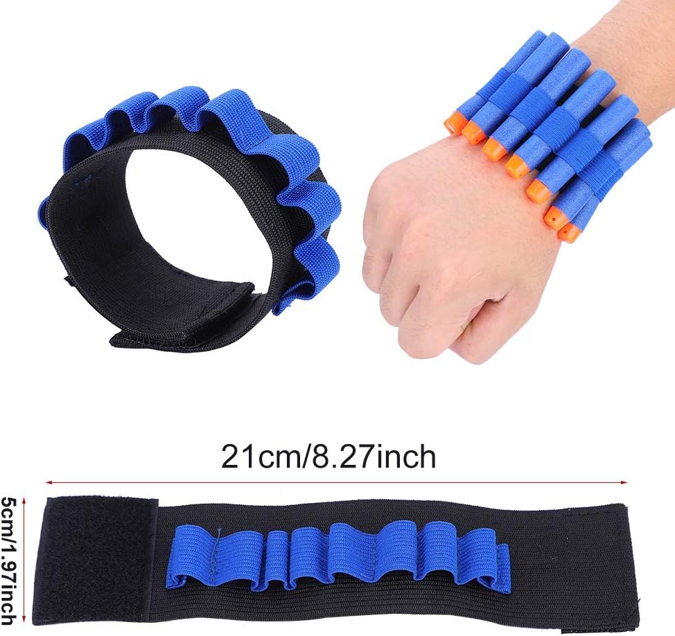 VGEBY Bullet Storage Strap, Soft Bullet Wrist Band Dart Storage Holder ...