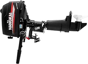 Amazon.com: HANGKAI 2-stroke 6 HP outboard engine Water-cooled CDI system for marine engines ...