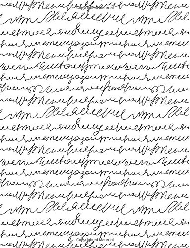 My Big Fat Bullet Journal Scribbly Handwriting Black on White: Jumbo ...