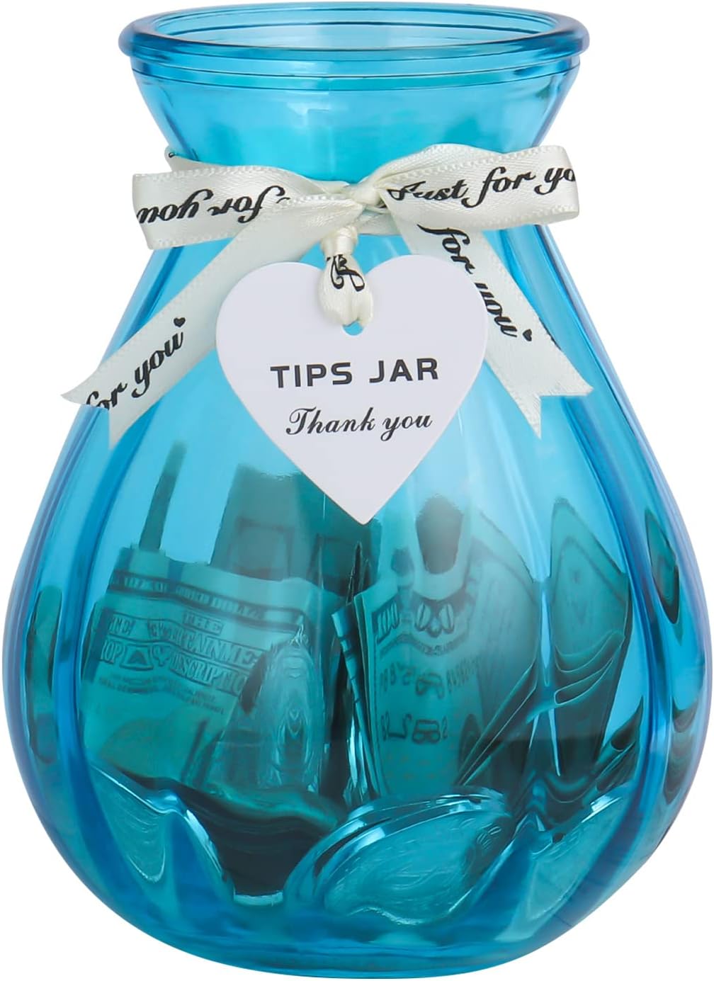 Amazon.com: Yamahiko Glass Tips Jar for Money, Tip Box for Bartender Bars Money Container ...