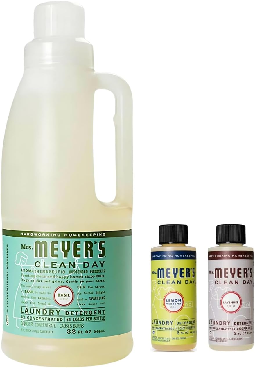 Amazon.com: MRS. MEYER'S CLEAN DAY Liquid Laundry Detergent, Cruelty ...