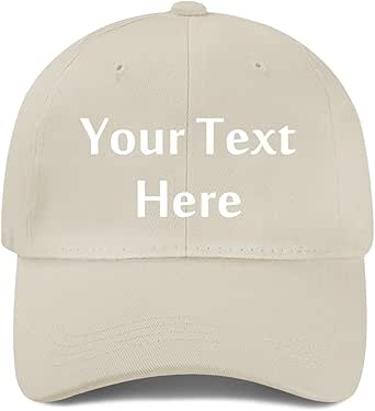 Amazon.com: Custom Hat Personalized Baseball Cap Custom Baseball Cap ...