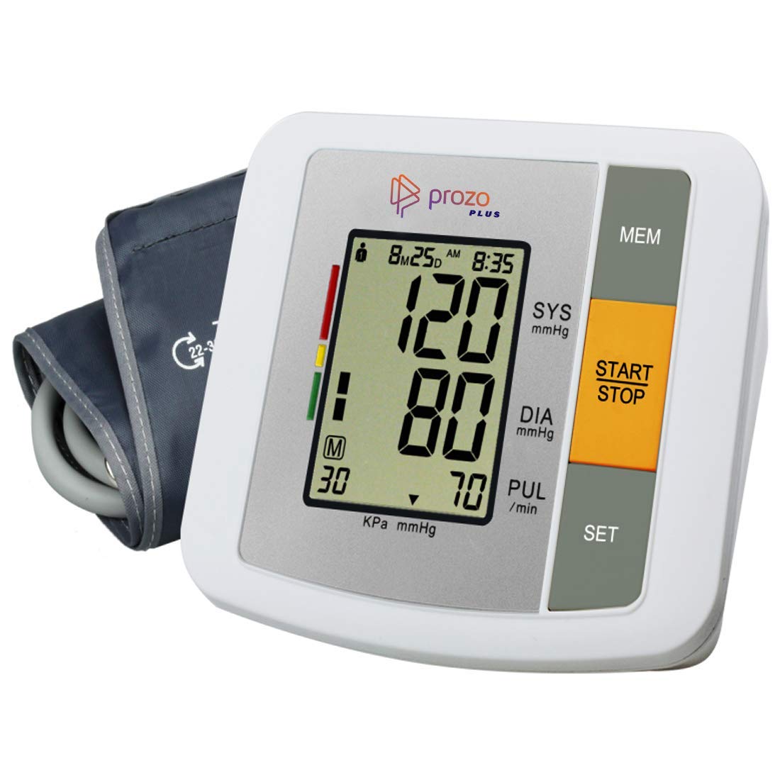 Prozo Plus BP Monitor (Fully Automatic Blood Pressure Monitor) (Cream ...