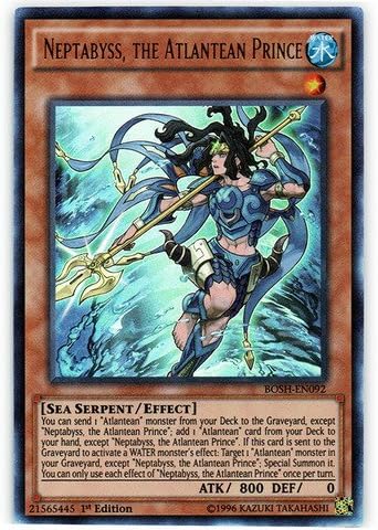 Amazon.com: Yu-Gi-Oh! - Neptabyss, the Atlantean Prince (BOSH-EN092 ...