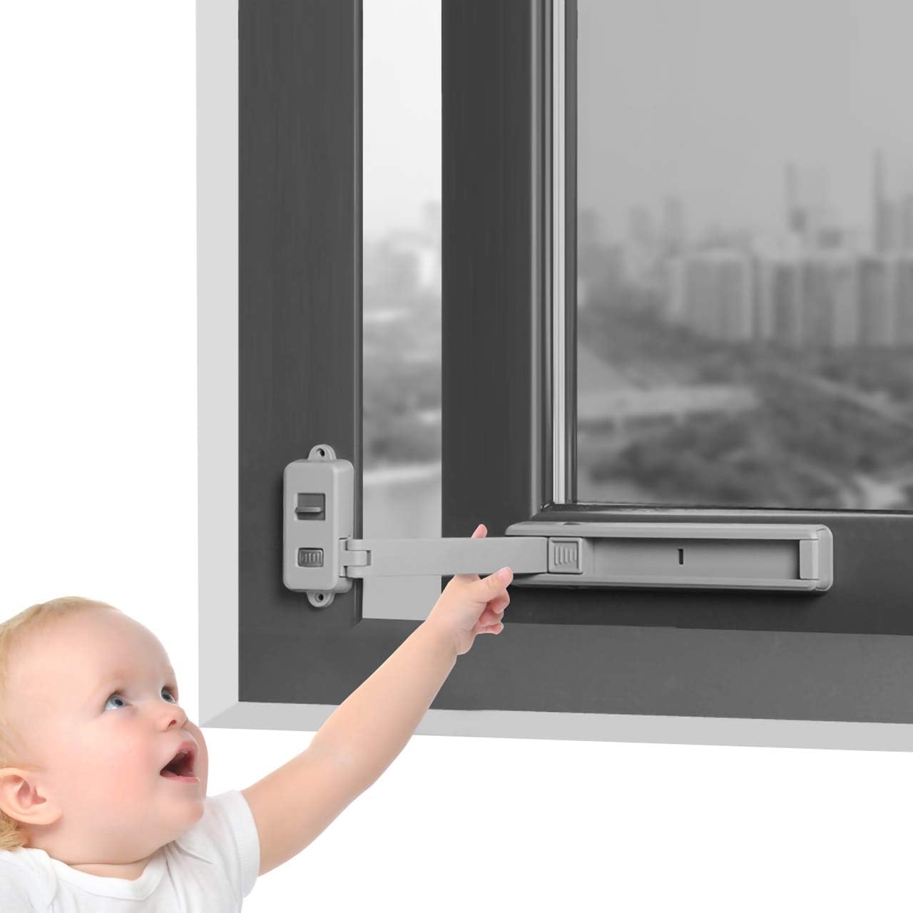Window Restrictor Child Baby Proof Safety Lock Windows Stopper Door ...