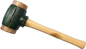 Rawhide Mallet Split Head Hammer #5 GARLAND 31005 with 2-3/4" Rawhide ...