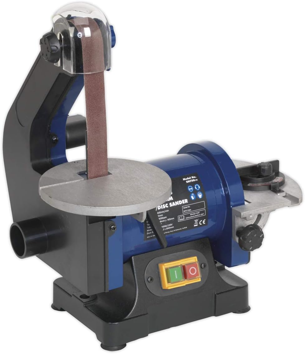 Sealey Sm750 Belt/Disc Sander 25 X 762Mm/125Mm 250W/230V : Amazon.co.uk ...