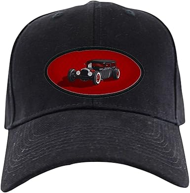 Amazon.com: Classic Hot Rod Baseball Hat - Baseball Hat, Novelty Black ...