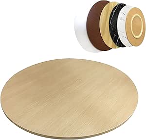 Amazon.com: Round Turntable Wooden Rotating Tray For Kitchen Dining ...