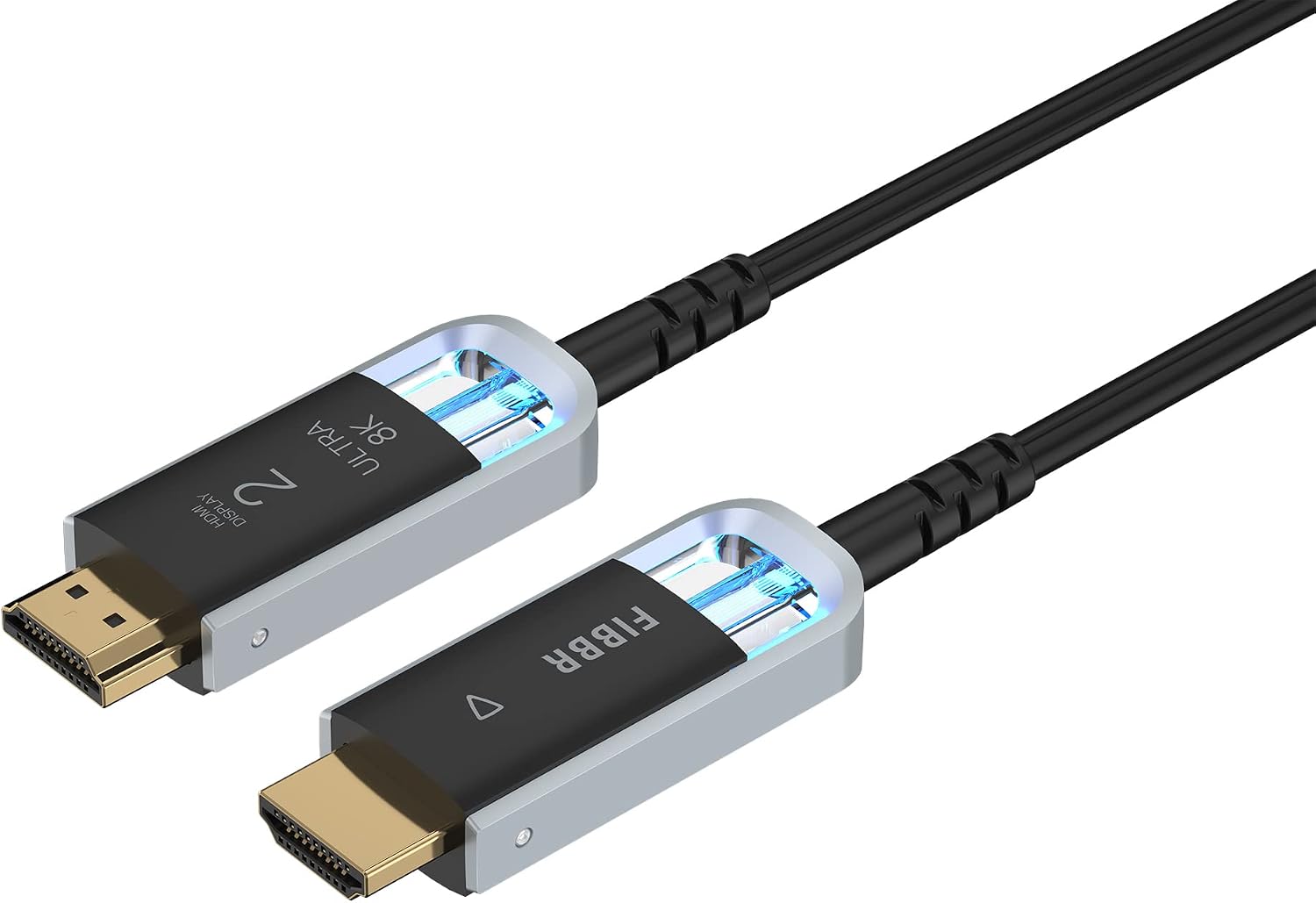 Amazon | FIBBR Ultra8K II 56Gbps Fiber HDMI 2.1 Cable 12M | FIBBR ...