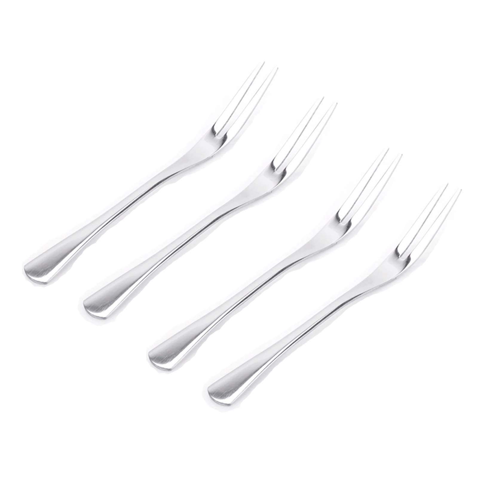 Amazon.com | VANRA 5.1in 4-Piece Salad Forks Set Stainless Steel ...