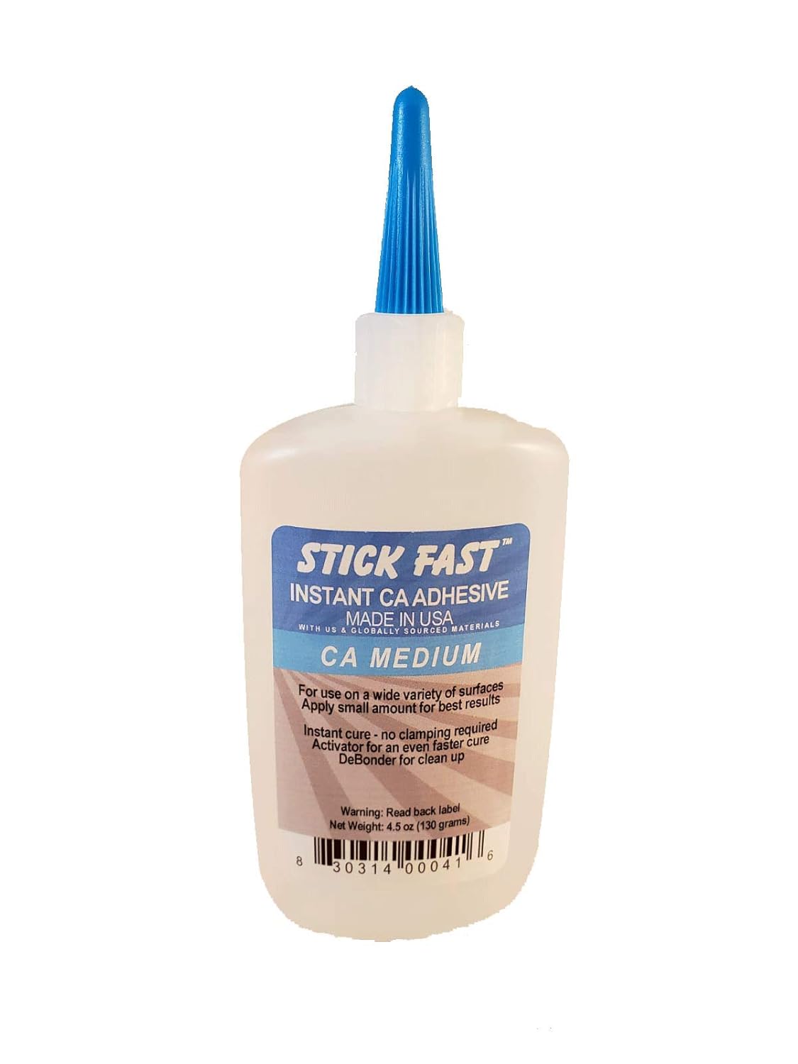 Stick Fast TMI Products Medium 4.5 oz Cyanoacrylate Quick-Set Adhesive ...