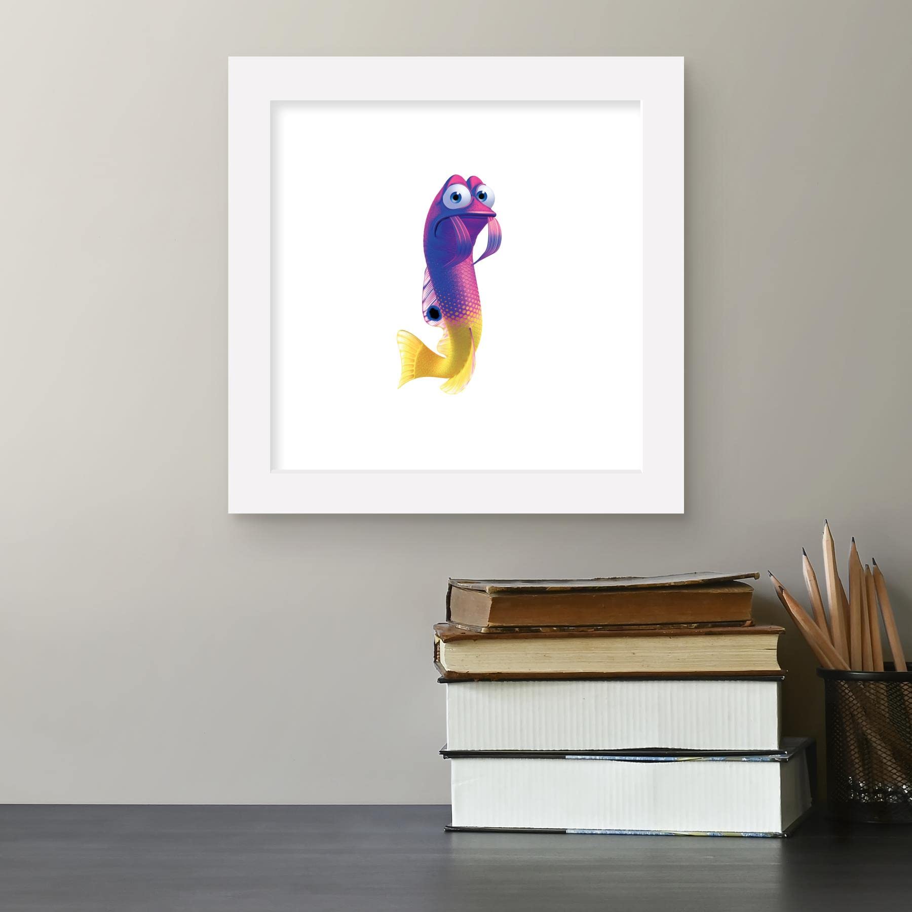 Purple And Yellow Fish Finding Nemo