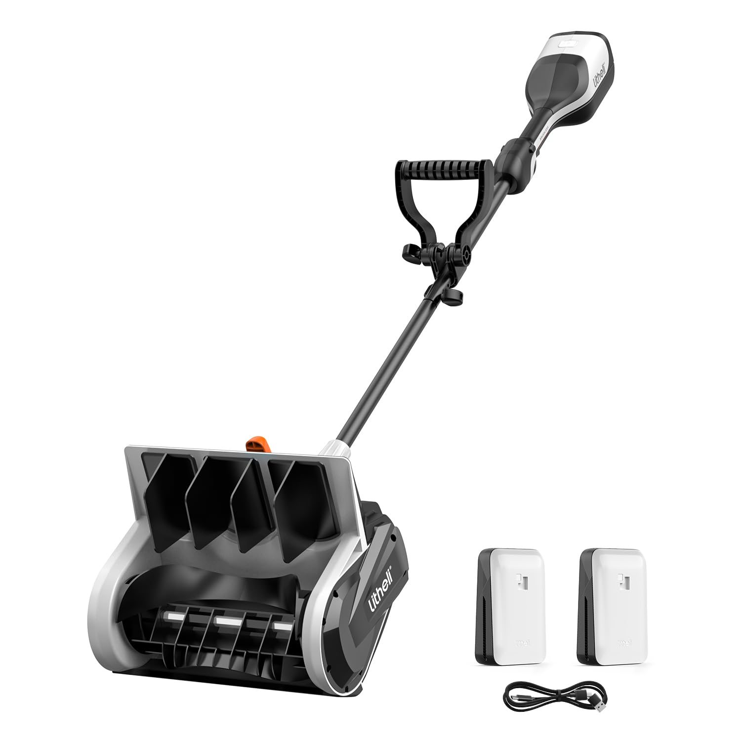 Amazon.com : Litheli U20 Cordless Snow Shovel, 20V 12-Inch Battery ...