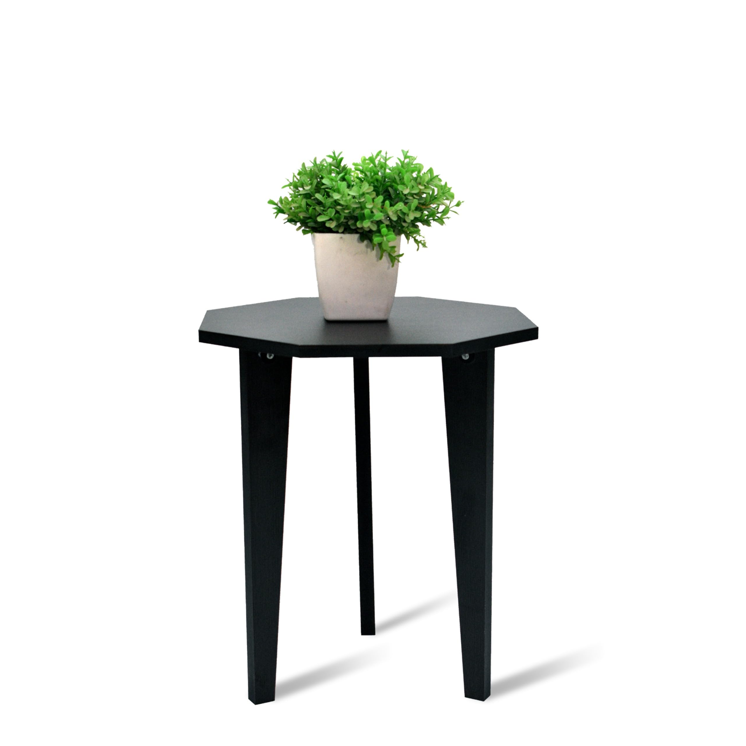 Dime Store Wooden Foldable Side Table for Plant Stand | Planter Stand ...