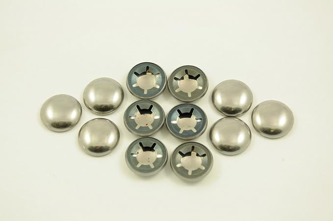 12 x 1/2" STAR LOCK DOME END AXLE CAPS BIKES,TRIKES,WHEELED TOYS,PRAMS ...