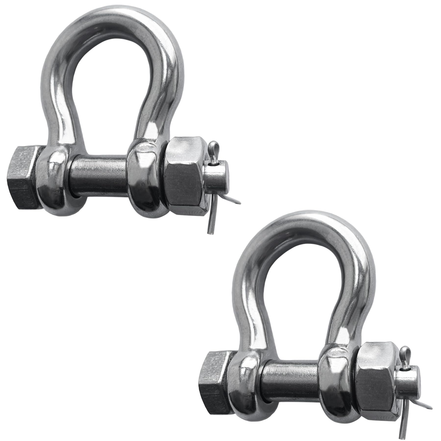 Snapklik.com : YANYUCB Bow Shackle, Heavy Duty D Ring Shackle, Marine ...