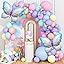 Amazon.com: 2 Pcs Pink Blue Butterfly Balloons Giant Butterfly Foil ...