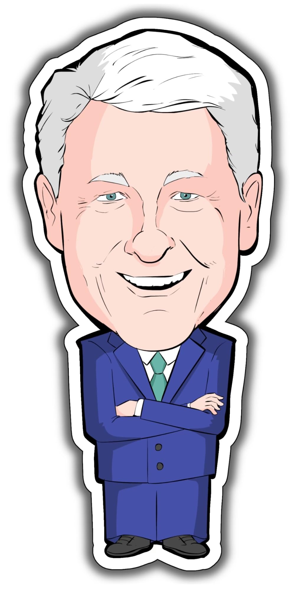 Caricatura De Bill Clinton Bill Clinton Surprises Workers During